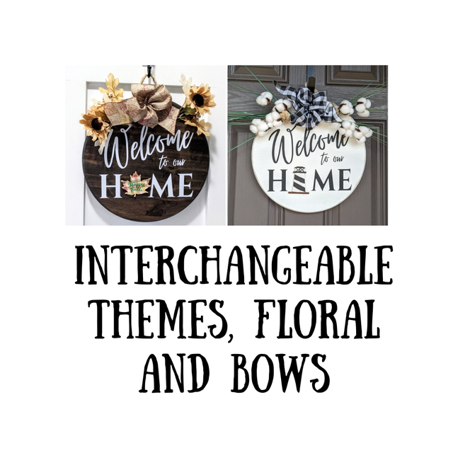 Welcome to our Home Interchangeable Door Hangers and More! | Rustic Fox Workshop