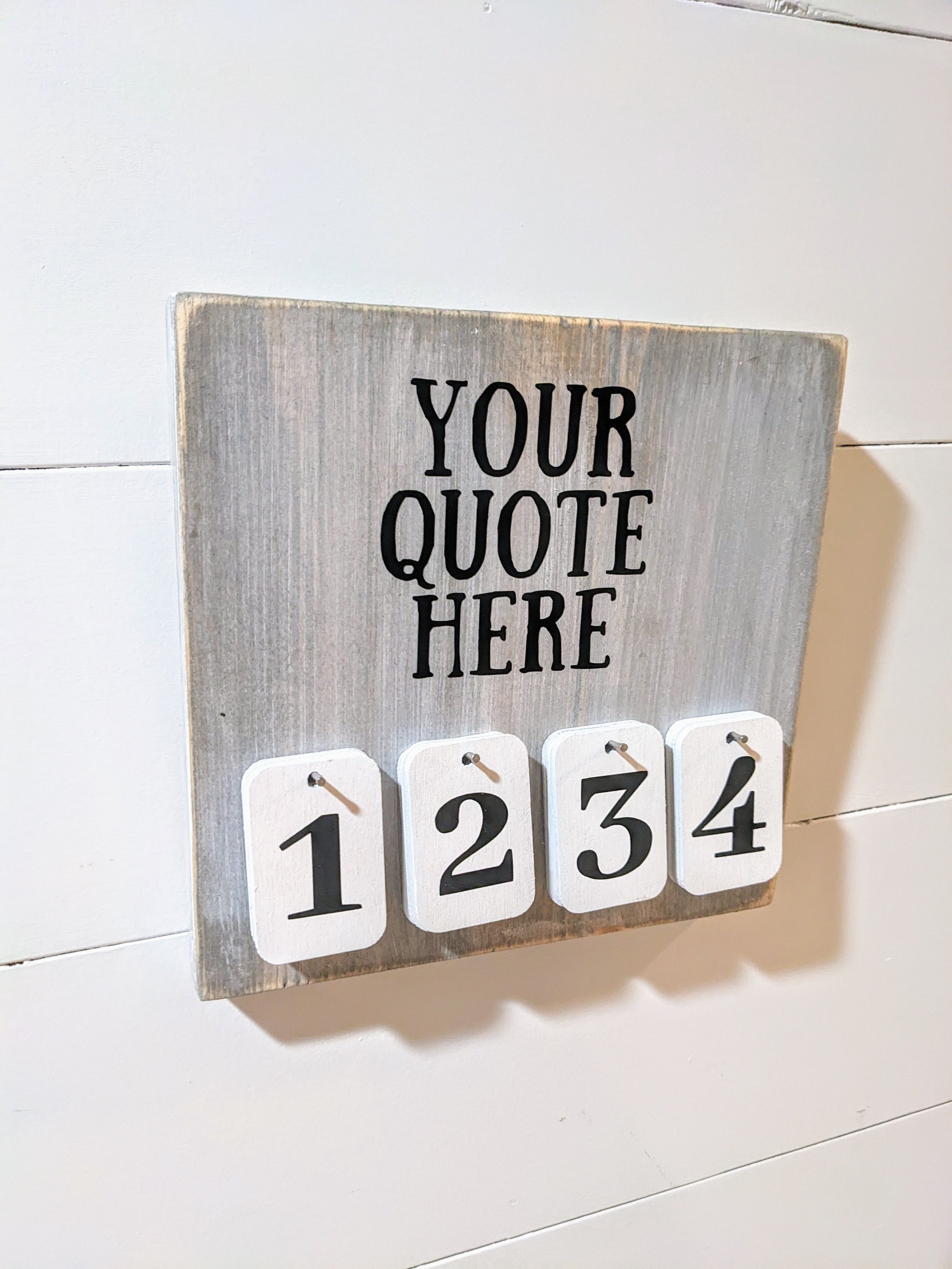 Custom Quote Incident WALL Sign, Solid Wood Sign, Counter, Customer ...