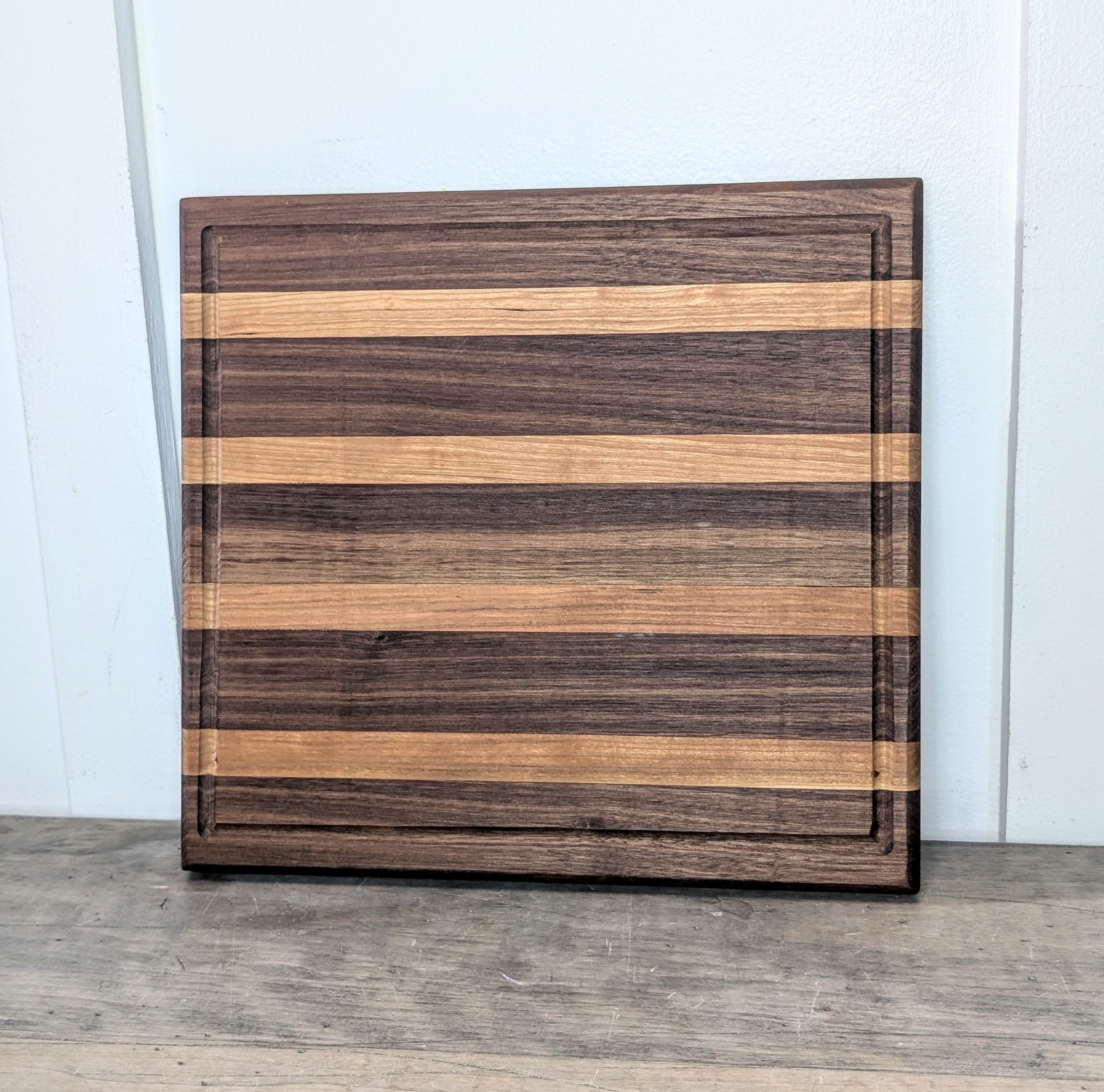 Maple & Walnut Charcuterie Cheese Artisan Butcher Block Board | Rustic ...